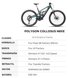 Bicicleta Polygon Collosus N8XE (Eléctrica) – peruracingstore.pe